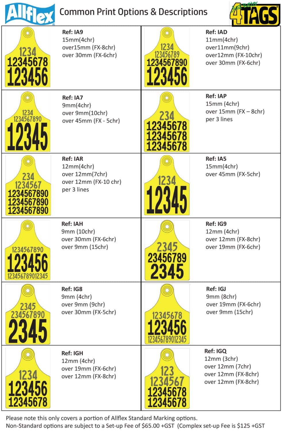 Allflex Maxi Female - 4Tags.com.au