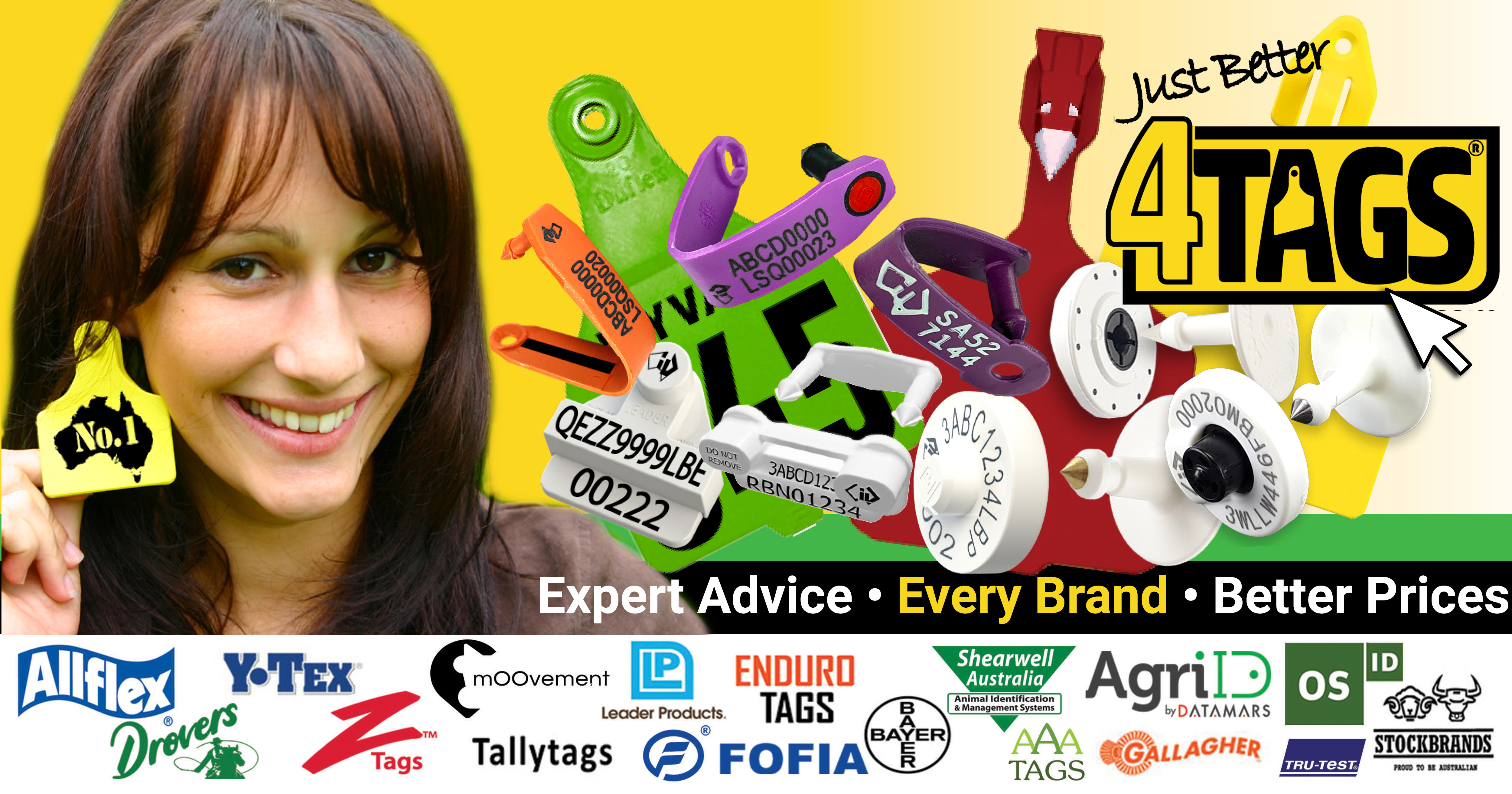 Year Colours & Year Letters - 4Tags.com.au