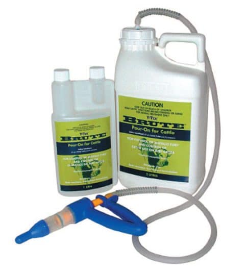 Y-Tex Brute Pour-on Insecticide For Cattle - 4Tags.com.au