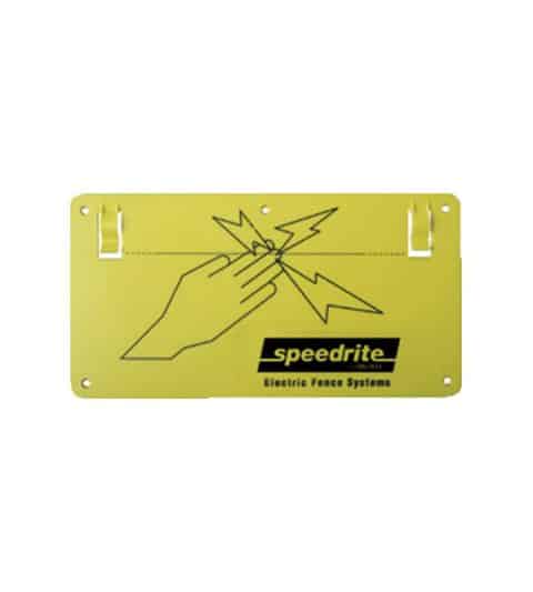 Speedrite Electric Fence Warning Sign - 4Tags.com.au