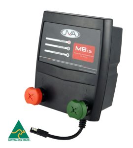 JVA MB16 Mains/Battery Electric Fence IP Energizer 16J 160km - 4Tags.com.au
