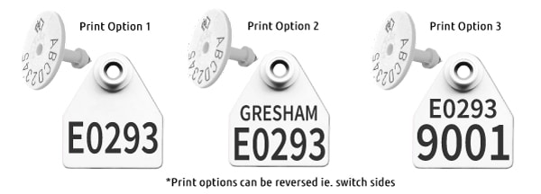 Allflex NLIS Small Goat Tags - 4Tags.com.au