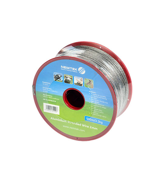 Nemtek 2mm Stranded Aluminium Wire - 4Tags.com.au