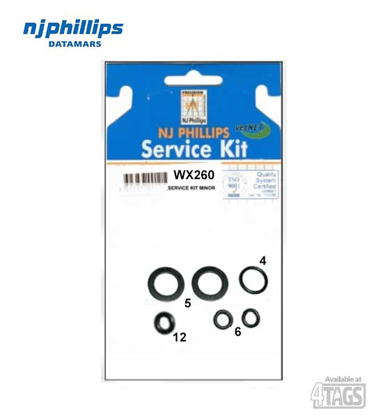 NJ Phillips Minor Service Kit 5mL Metal Tree Injector - 4Tags.com.au