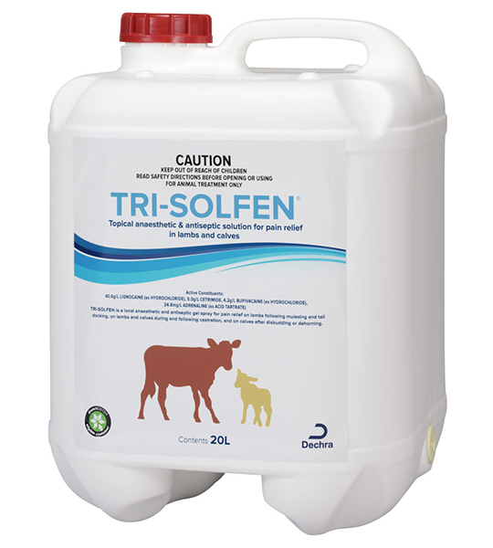 Tri-Solfen Topical Anaesthetic Lambs & Calves - 4Tags.com.au