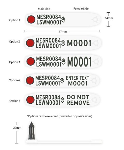 Leader NLIS MultiPin EID Sheep & Goat Tag - 4Tags.com.au