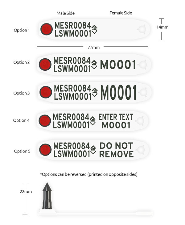 Leader NLIS MultiPin EID Sheep & Goat Tag - 4Tags.com.au