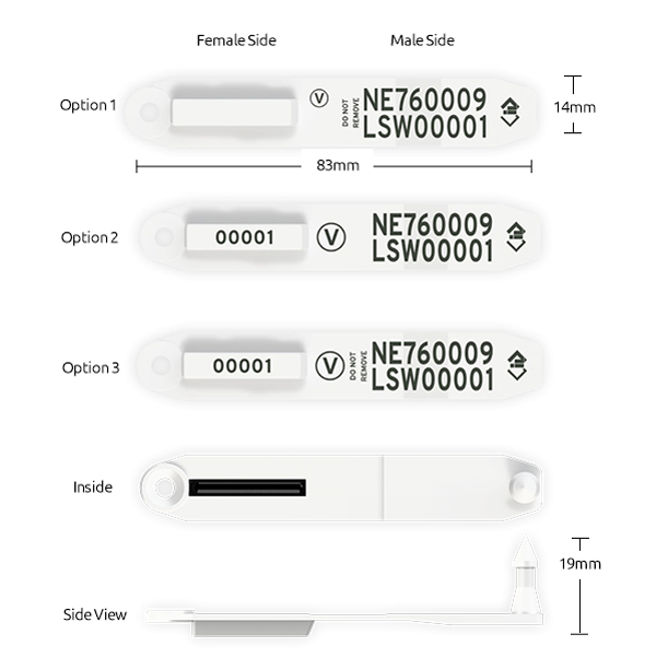 Leader NLIS Multitronic EID Sheep & Goat Tag - 4Tags.com.au