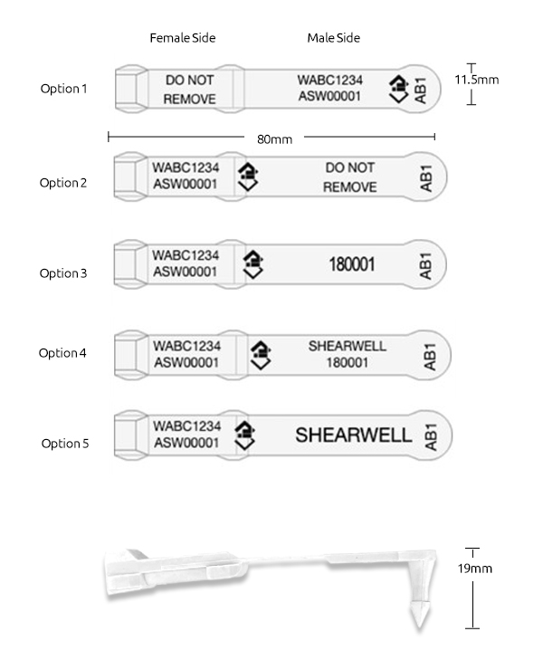 Shearwell NSW SET EID NLIS Sheep & Goat Tags - 4Tags.com.au